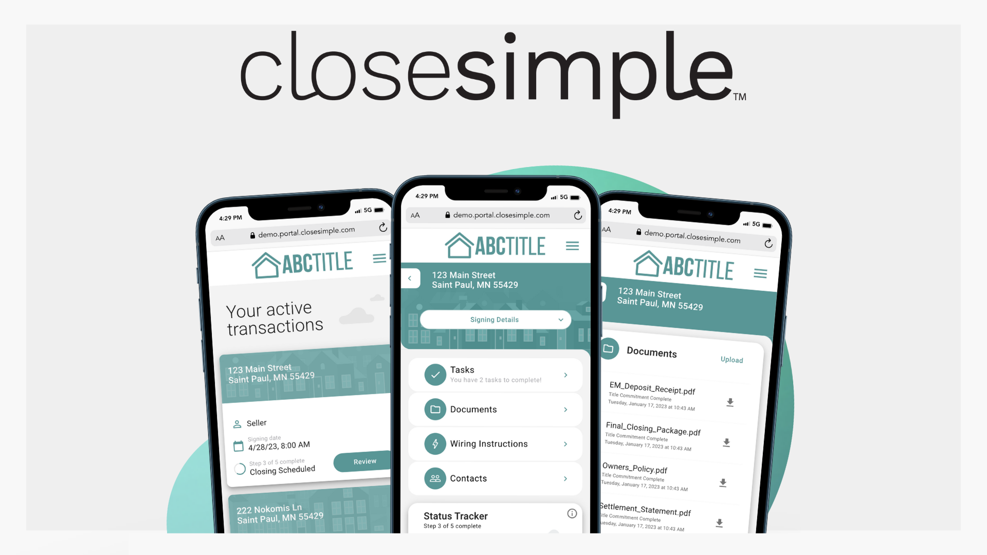 CloseSimple Full Demo Landing Page